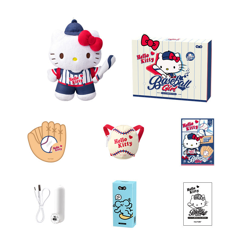 MarTUBE®︎ Hello Kitty Baseball Plush Doll Power Bank – MarTube